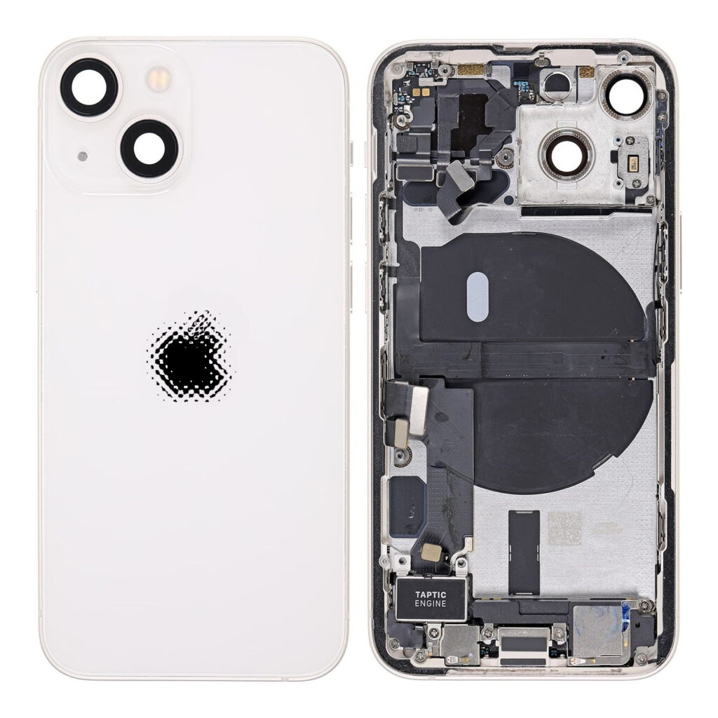 Full Body Housing for Apple iPhone 13 mini - White With Spare - Santa ...