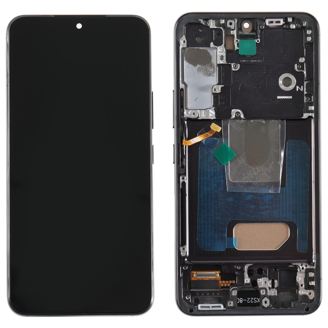 LCD with Touch Screen for Samsung Galaxy S22 5G – Black (display glass combo folder) INCELL ...