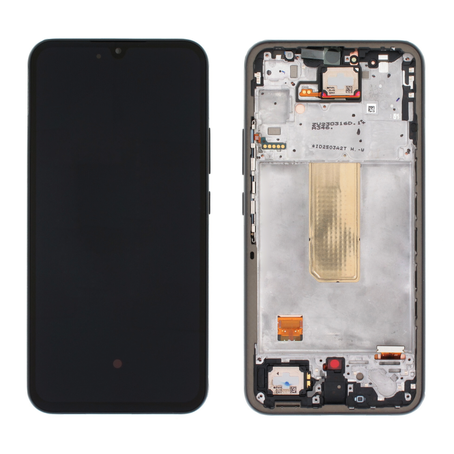 LCD with Touch Screen for Samsung Galaxy A34 5G - Black (display glass ...